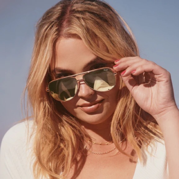 Quay Australia | Accessories | Nwt Quay Australia High Key Gold Aviator ...